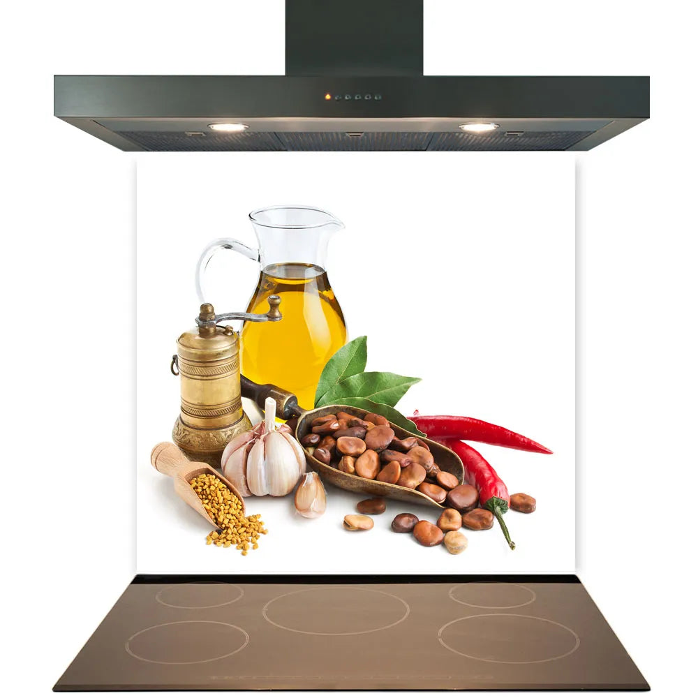 Chilli Oil Glass Splashback | Printed Image Glass Splashbacks